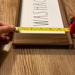 Rae Dunn | Wall Decor | Rae Dunn Washroom Wood Farmhouse Sign Nwt Cute ...